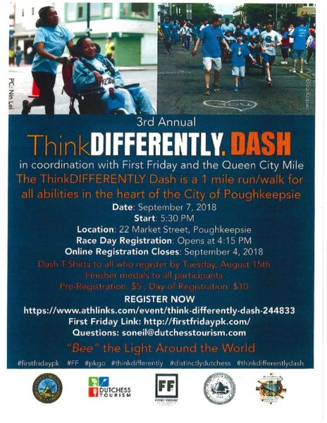 2018 Think Differently Dash Event Flyer - ThinkDIFFERENTLY