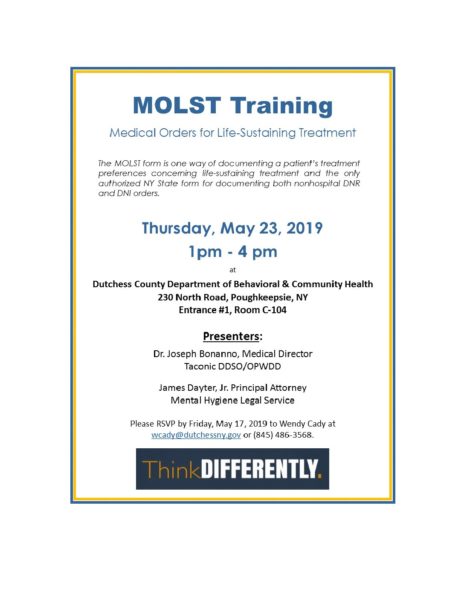 MOLST 2019 - ThinkDIFFERENTLY